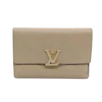Louis Vuitton Pre-owned Capucines Compact Wallet - Femme - Pre-owned - Beige - Taille: ONE Size