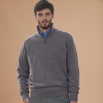 Bexley Kenneth - Pull homme gris chiné