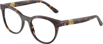 Dolce & Gabbana Femme, Accessoires, Brun, Taille: 52 MM Lunettes de Vue Dg3399 Couleur 502