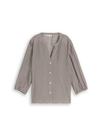 Tom Tailor Langarmbluse Blusen & Shirts Bluse mit Muster