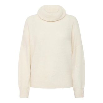 Ichi Ichi - Ihkamara RN2 Strik - Femme - Pulls - Blanc - Taille: 36 FR