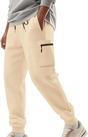 Generic Pantalon de jogging pour homme avec poches, pantalon de surv&ecirc;tement l&eacute;ger avec cordon de serrage &agrave; taille &eacute;lastique, pantalon de surv&ecirc;tement athl&eacute;tiqu