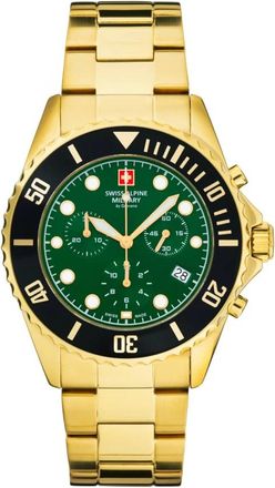 Swiss Alpine Military Homme, Accessoires, Noir, Taille: ONE Size 7053.9114 Chronograph Watch