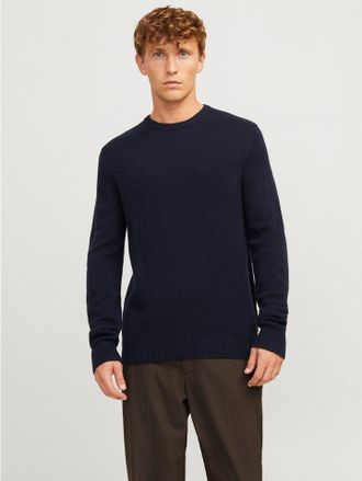 Jack & Jones Rundhalspullover JPRBLULAMBSWOOL KNIT CREW NECK