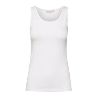Kaffe &Auml;rmellose Oberteile - - Tops - Damen - Wei&szlig; - XL