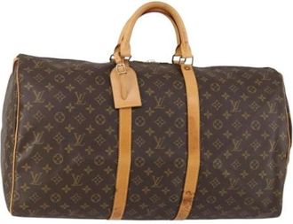 Louis Vuitton unisex, Pre-owned, Brun, Taille: ONE Size Sac Week-end Vintage en Toile Pre-owned