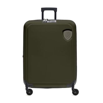 Blauer Gr&uuml;ner Synthetik Cabin Trolley mit Logo - - Suitcases - Damen - Gr&uuml;n - ONE SIZE