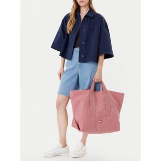 Tommy Jeans Handtasche Tommy Jeans Tjw Tote Edition Canvas AW0AW17542 Rosa