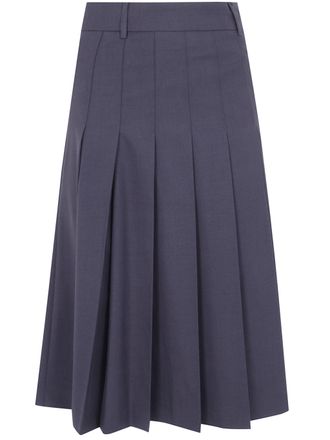 Dunst Pleated Long Skirt Pleats Long Skirt