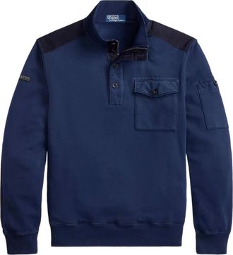 Polo Ralph Lauren sweat à col montant - Bleu