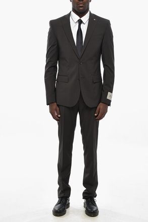 Corneliani CC COLLECTION Virgin Wool Slim-Fit-Anzug With Stretch Corneliani