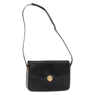 Gucci Sac bandouli&egrave;re en cuir Pre-owned - Femme - Pre-owned - Noir - Taille: ONE Size