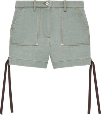 Loewe Femme, Shorts, Vert, Taille: 34 FR Shorts Workwear en denim
