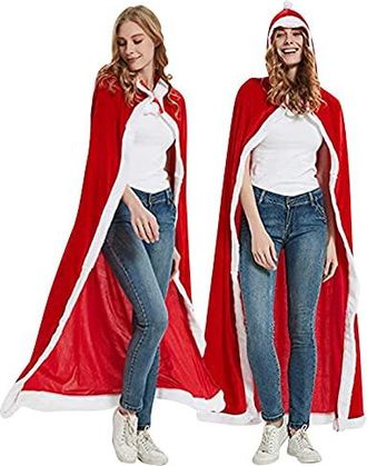 Generic Veste polaire Sherpa pour femme - Manteau tendance à capuche pour homme - Manteau de Noël pour femme - Vêtement dextérieur pelucheux pour lhiver - Cad