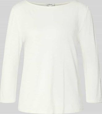 s.Oliver Red Label Regular Fit 3/4-Shirt aus reiner Baumwolle