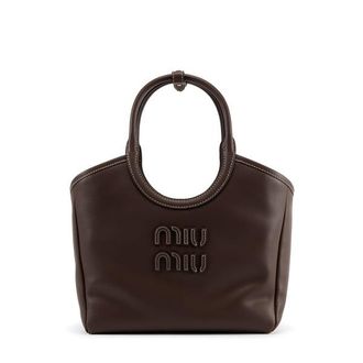 Miu Miu Sac &agrave; main Ivy en cuir de veau