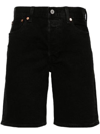 Levi's Halbhohe 501 Jeans-Shorts - Schwarz