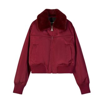 Patrizia Pepe Bomber - Femme - Vestes - Rouge - Taille: 38 FR