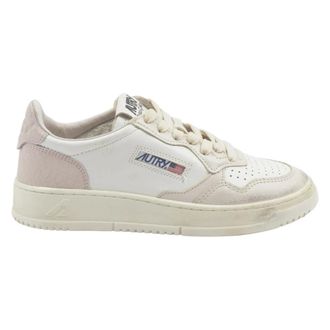 Autry Femme, Chaussures, Blanc, Taille: 36 EU Medalist Low Baskets