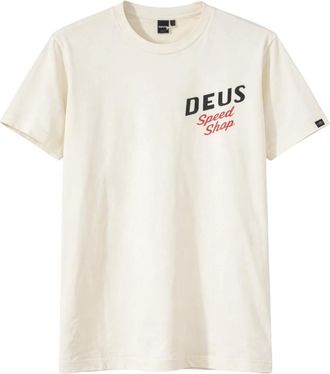 Deus Homme, Tops, Blanc, Taille: S Dogleg T-shirt