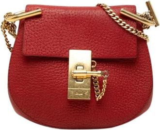Chlo&eacute; Sac port&eacute; &eacute;paule Drew Pre-owned - Femme - Pre-owned - Rouge - Taille: ONE Size
