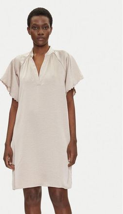 Bruuns Bazaar Kleid für den Alltag Beckia Wendis BBW4490 Beige Loose Fit