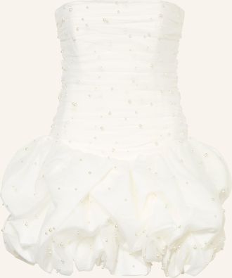 Aje Cocktailkleid Juniper Mit Schmuckperlen weiss