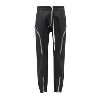 Rick Owens Homme, Pantalons, Noir, Taille: M Heizer Cotton Cargo Pants