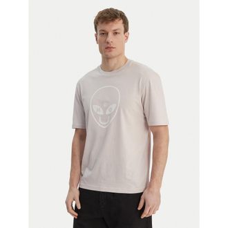 HUGO BOSS T-Shirt Nalien 50560060 Helllila Regular Fit