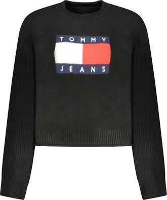 Tommy Hilfiger Femme, Pulls, Noir, Taille: 42 FR Pull &agrave; manches longues