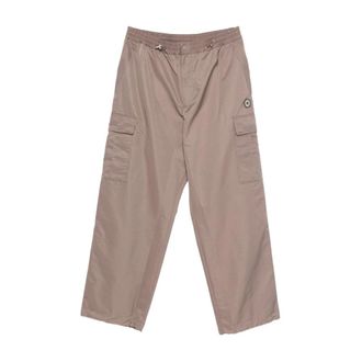 Kenzo Logo Patch Cargo Hose - - Trousers - Herren - Beige - M