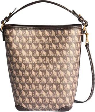 Anya Hindmarch I Am A Plastic Bag Mini Bucket - Femme - Sacs - Brun - Taille: ONE Size