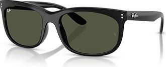 Ray-Ban Balorette Sonnenbrillen Schwarz Fassung Grün Glas 60-19