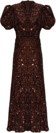 Rotate Rotate Birger Christensen, Damen, Kleider, Braun, XSGröße