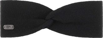 Eisbär Damen Stirnband Birla STB, schwarz, one size, 85017 - elegantes Stirnband mit Wickeldetail, super weich durch den Materialmix mit Kaschmir, Höhe: 9 cm