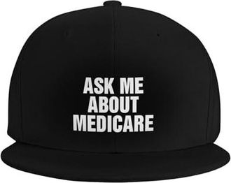 Generic Demandez-Moi &Agrave; Propos De Homme Femme Chapeaux Pare-Soleil Mode Strapback Cap R&eacute;glable Casquette De Baseball pour Sport Hip Pop Trucker