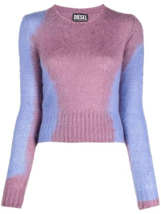 Diesel pull M-Ilady &agrave; mod&egrave;le bicolore - Violet