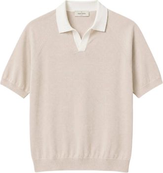Gran Sasso Homme, Tops, Beige, Taille: 2XL Polo Chemises