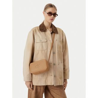 Calvin Klein Handtasche Calvin Klein Bold Ck Camera Bag LV04F3220G Beige