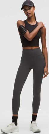 lululemon Legging Fast and Free taille haute 5 poches pour Femmes - 64 cm - Gris - Taille 10