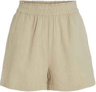 Vila Vila Short Nia Hw Noos, Beige, 34 Femme