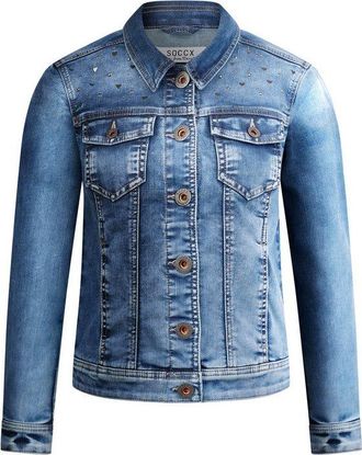 soccx Jeansjacke mit vielen Taschen