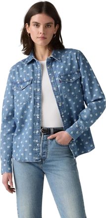 Levi's Iconic Hemdjacke f&uuml;r Damen (Blau)