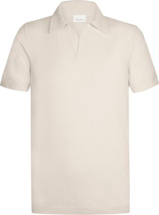 Profuomo Poloshirt in Frottee-Qualit&auml;t mit Variokragen in