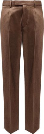 Ermenegildo Zegna Homme, Pantalons, Brun, Taille: XL Pantalon Tailleur