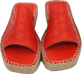 Bonateks Damen Frrbtrlk100034 Wedge Sandal, rot, 39 EU