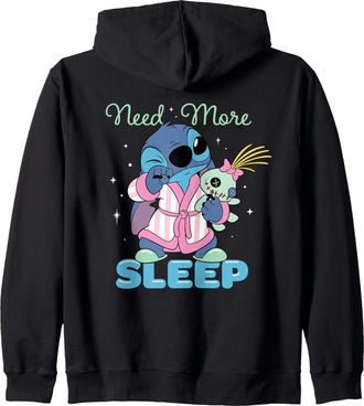 Disney Stitch & Scrump Need More Sleep Sleepy Bedtime Kapuzenjacke
