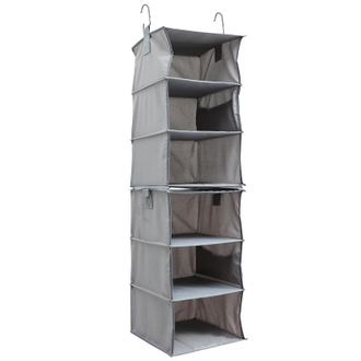Amosfun H&auml;ngender Kleiderschrank Organizer aus Oxford Gewebe 6 lagiges Aufbewahrungsregal f&uuml;r Kleidung und Accessoires Multifunktional f&uuml;r Schlafzimmer und Kl