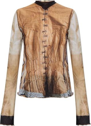 Charlotte Knowles Knwls, Femme, Tops, Brun, Taille: 38 FR Halcyon Top