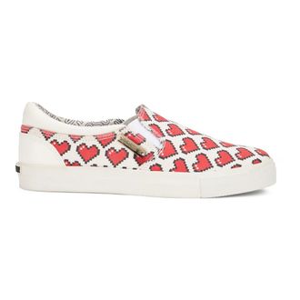 Moschino Baskets en toile &agrave; fleurs - Femme - Chaussures - Multicolore - Taille: 40 EU